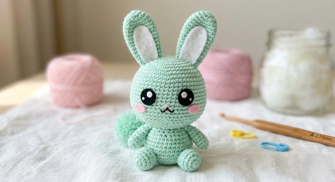 Aniteez Ddeongbyeoli Bunny Amigurumi Crochet Pattern PDF | Easy Crochet ...
