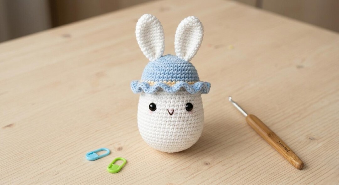 Easter Crochet Bunny Egg Crochet Pattern, Crochet Bunny Egg Plush ...