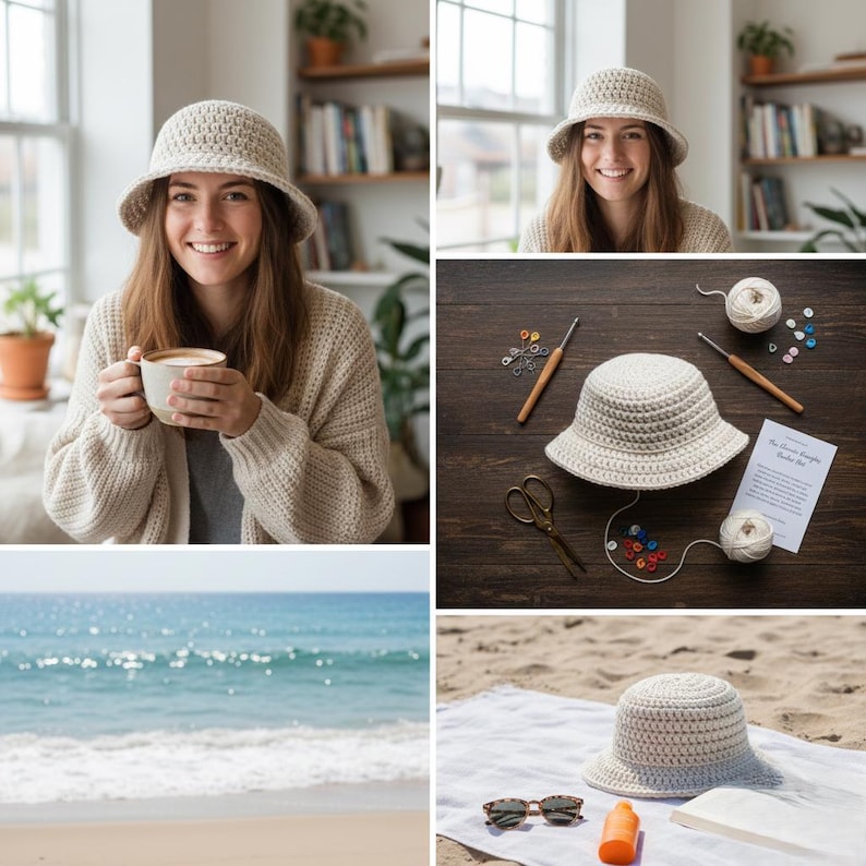 Crochet Bucket Hat Pattern, Free Crochet Bucket Hat Pattern, Crochet ...