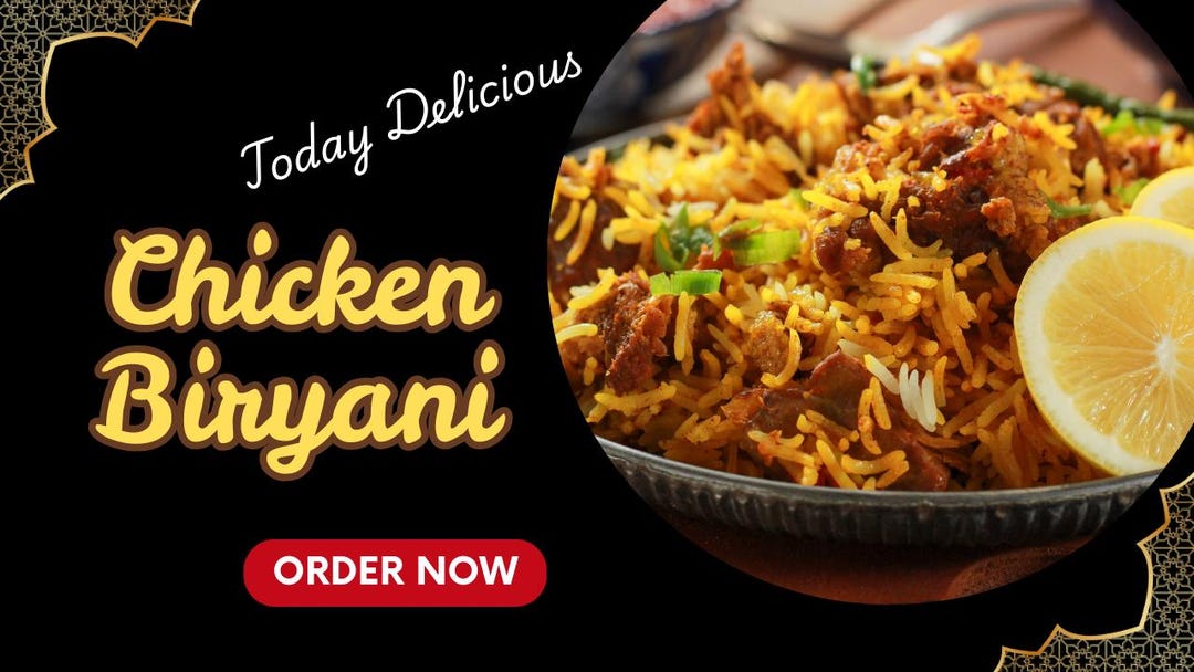 Chicken Biryani Recipe Card | Authentic Pakistani Rice Dish | Printable ...