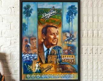 Vin Scully Art - Etsy