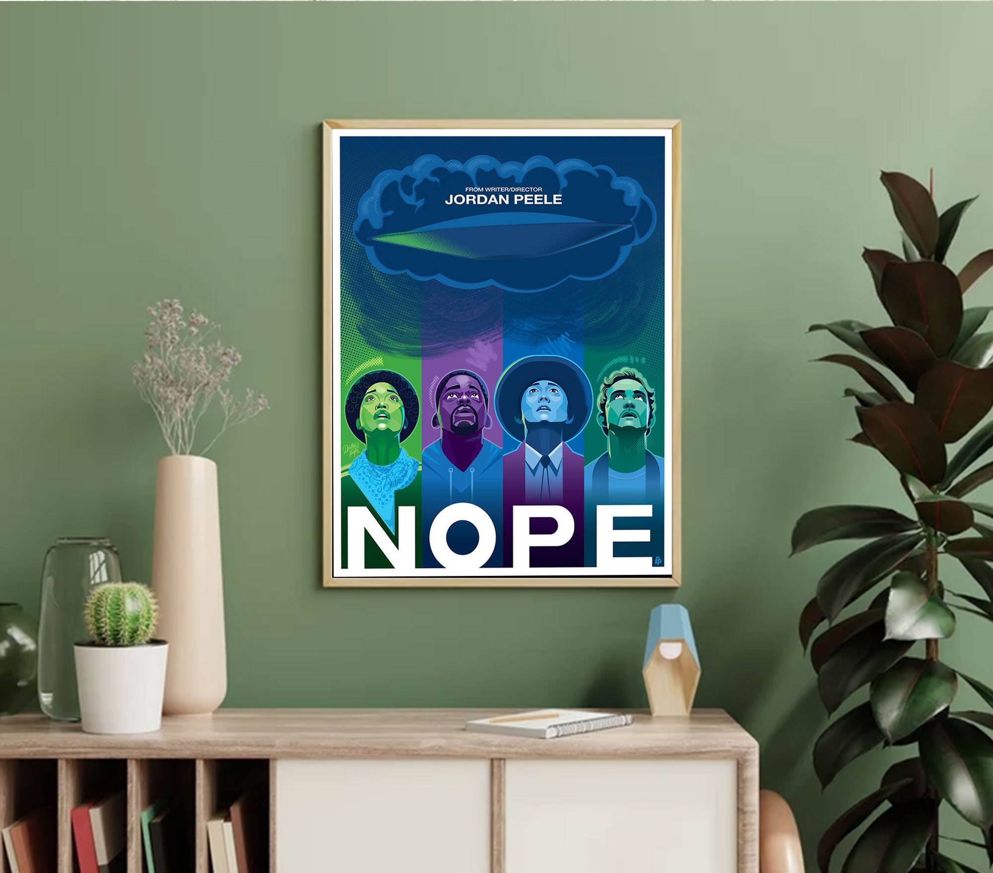 NOPE Jordan Peele Movie Poster, Nope 2022 Movie Poster, Nope Movie ...