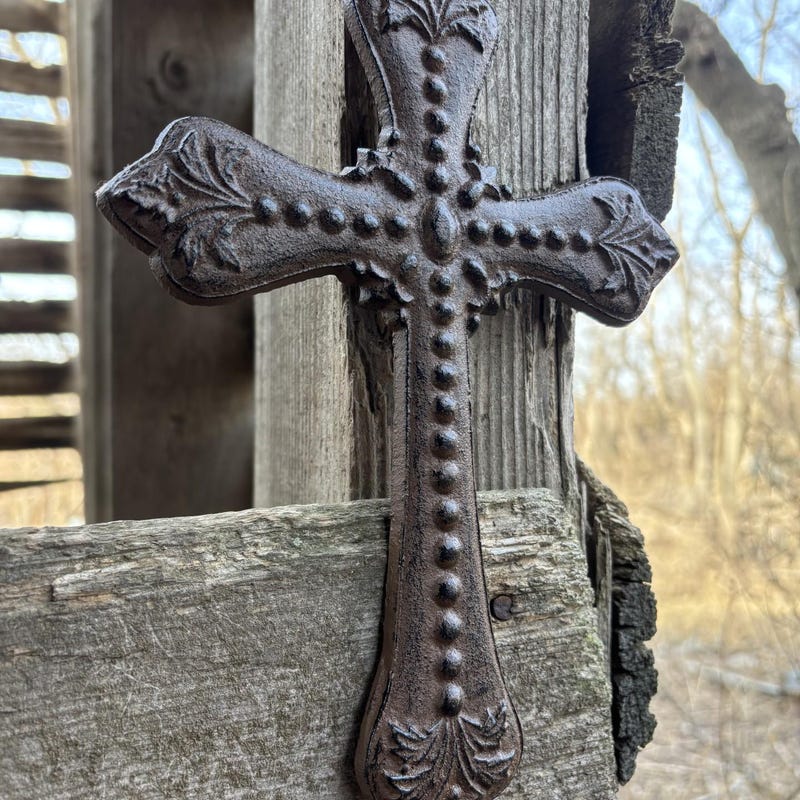Antique Cross Cast Iron - Etsy