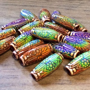 Mood Bead Mirage Bead Polymer Clay Bead Heat Sensitive DAISY RAY 25mm X ...