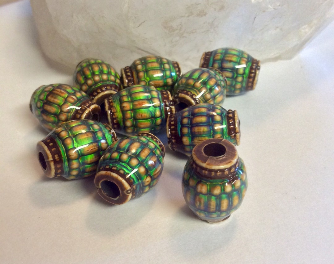 Mood Bead Mirage Bead Polymer Clay Bead Heat Sensitive Bead Moon Basket ...