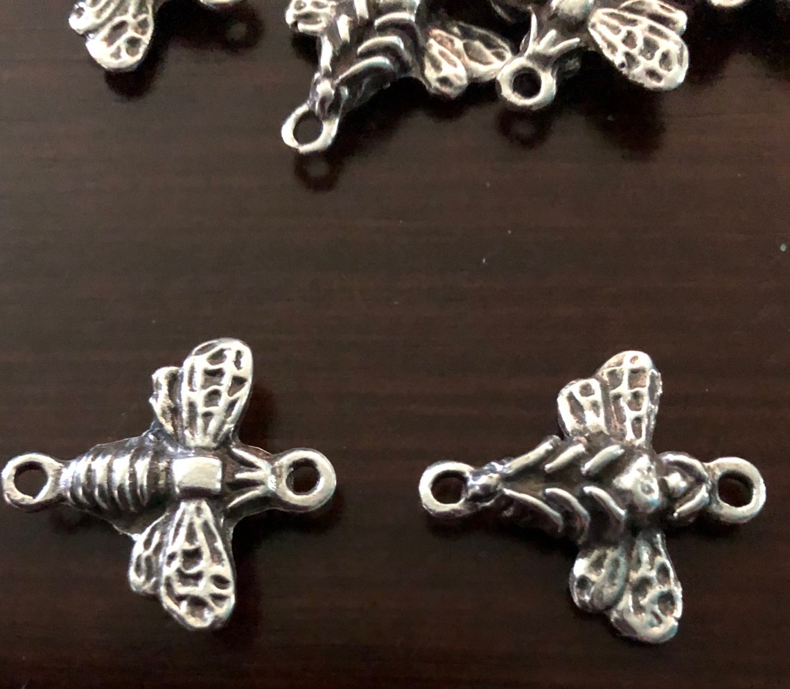 Mykonos Greek Bee Pendant 25mm X 30mm Antique Pewter Qty 1 - Etsy