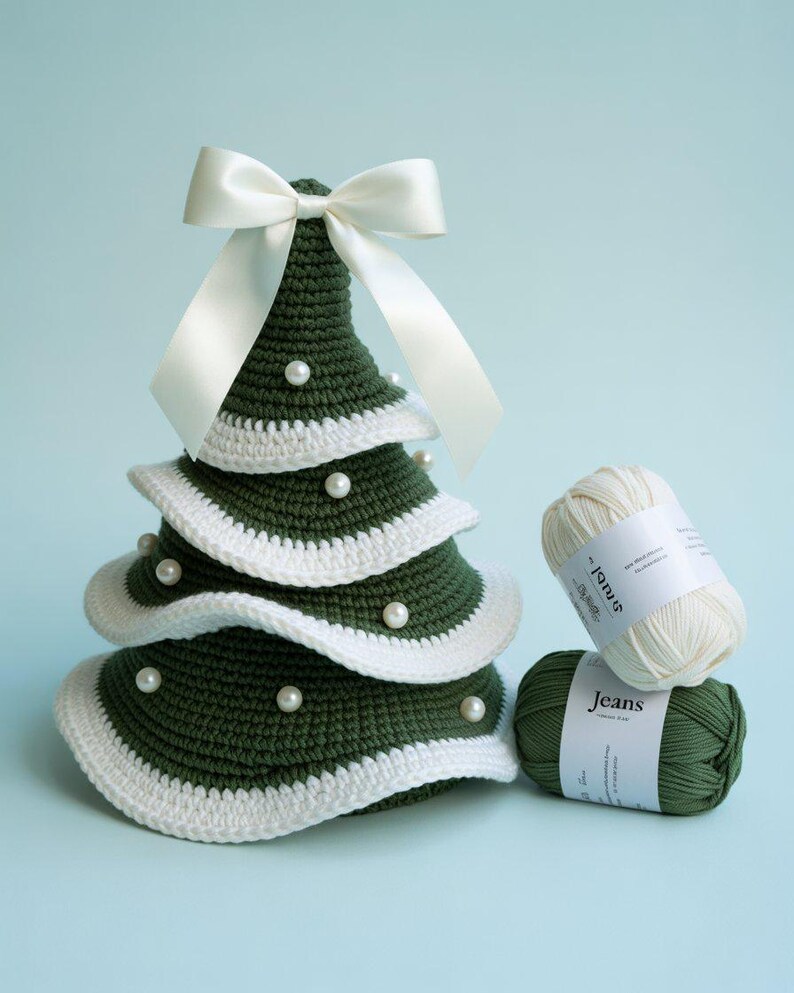 7-layer Christmas Tree Crochet Patterns Bundle | Ruffled, Amigurumi ...