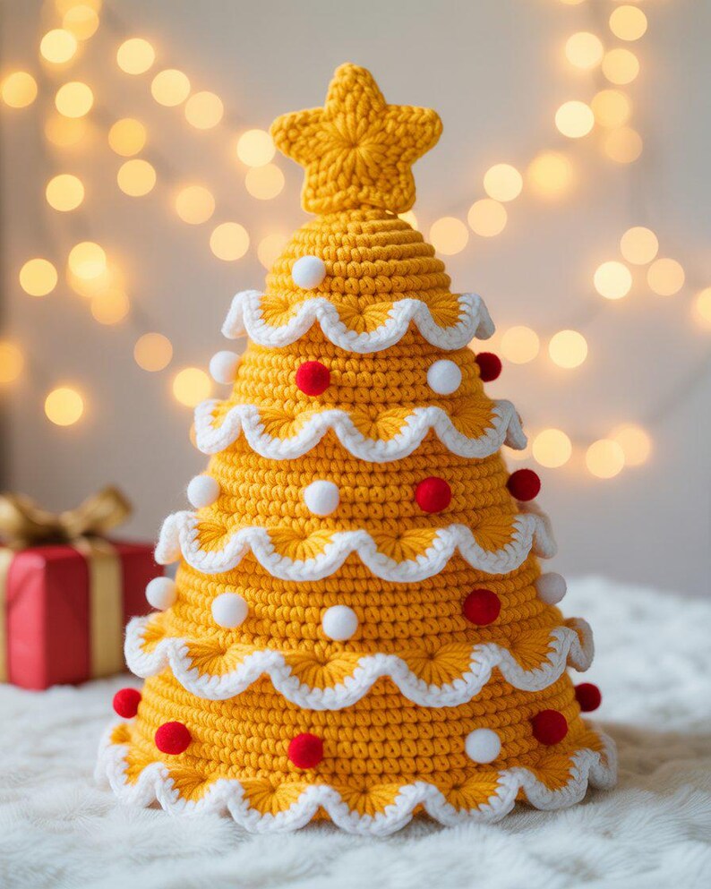 7-layer Christmas Tree Crochet Patterns Bundle | Ruffled, Amigurumi ...