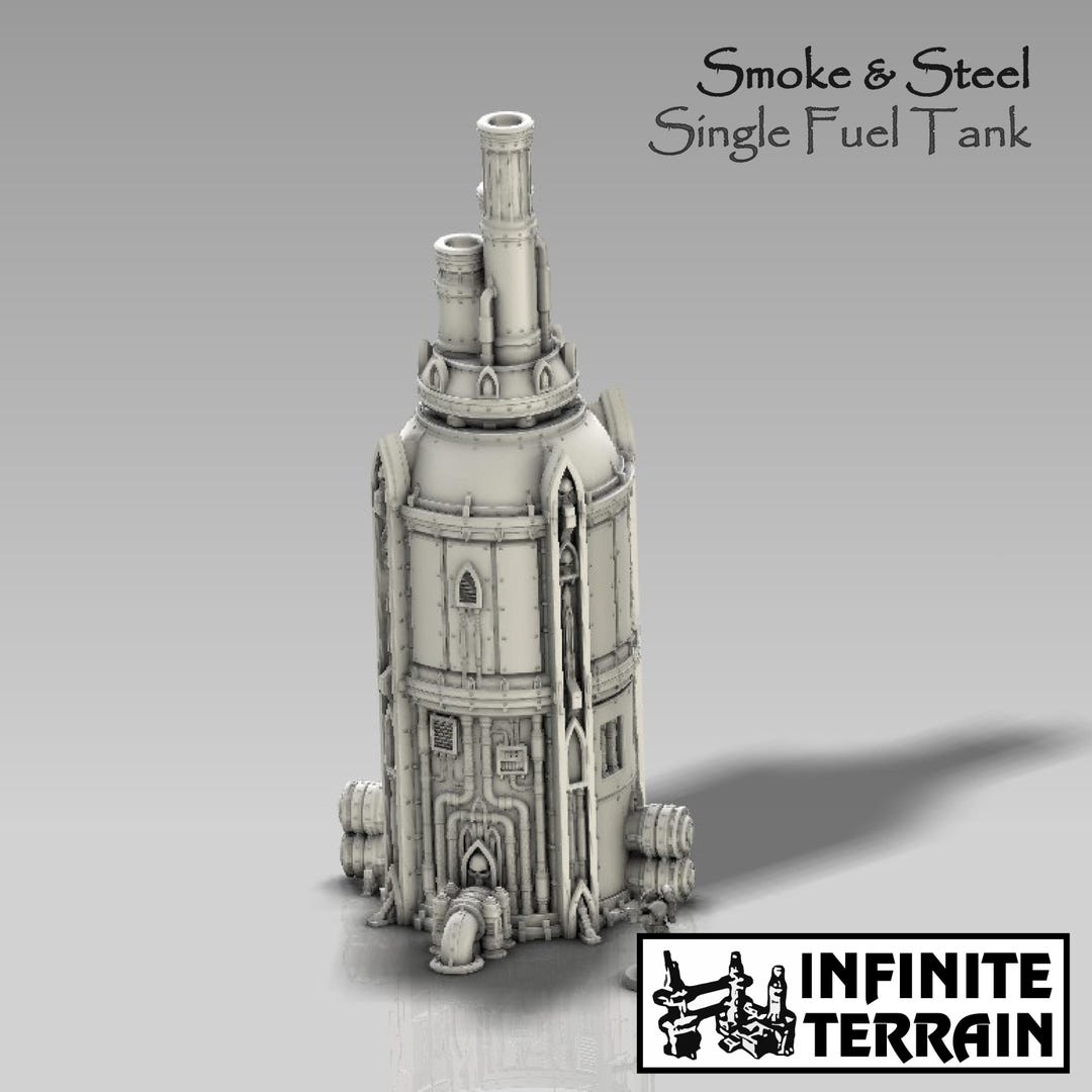 Smoke & Steel – Single Fuel Tank - Gothic Wargaming Scenery by ...