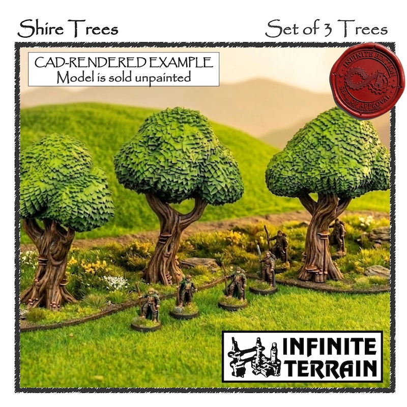 28mm Scale Model Trees - Etsy