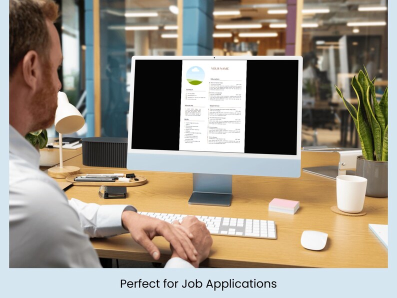Professional Resume Template Canva | Modern Corporate CV | Executive ...
