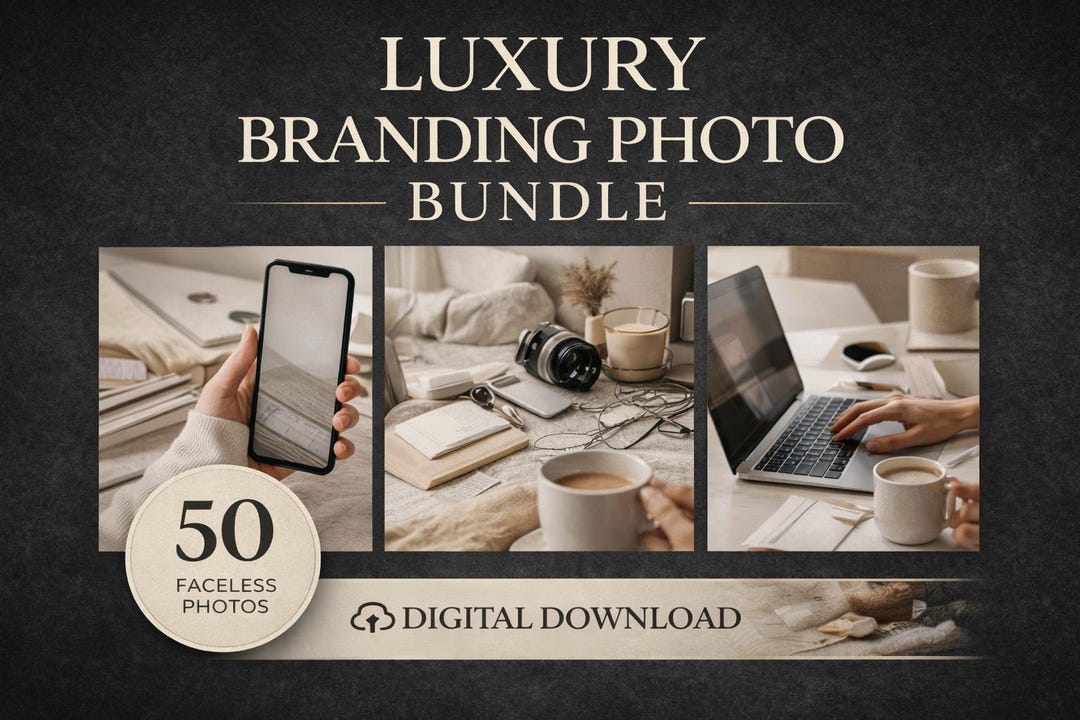 50 Luxury Faceless Branding Photos | Editorial Lifestyle Bundle for ...