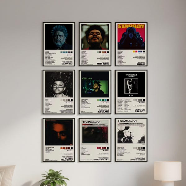 The Weeknd Poster - Etsy