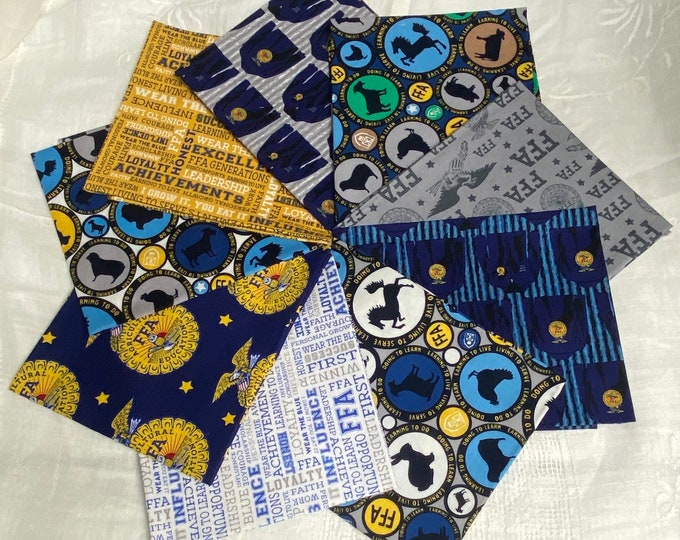 FFA Forever Blue Design on Blue Riley Blake Designs 100% Cotton Fabric ...