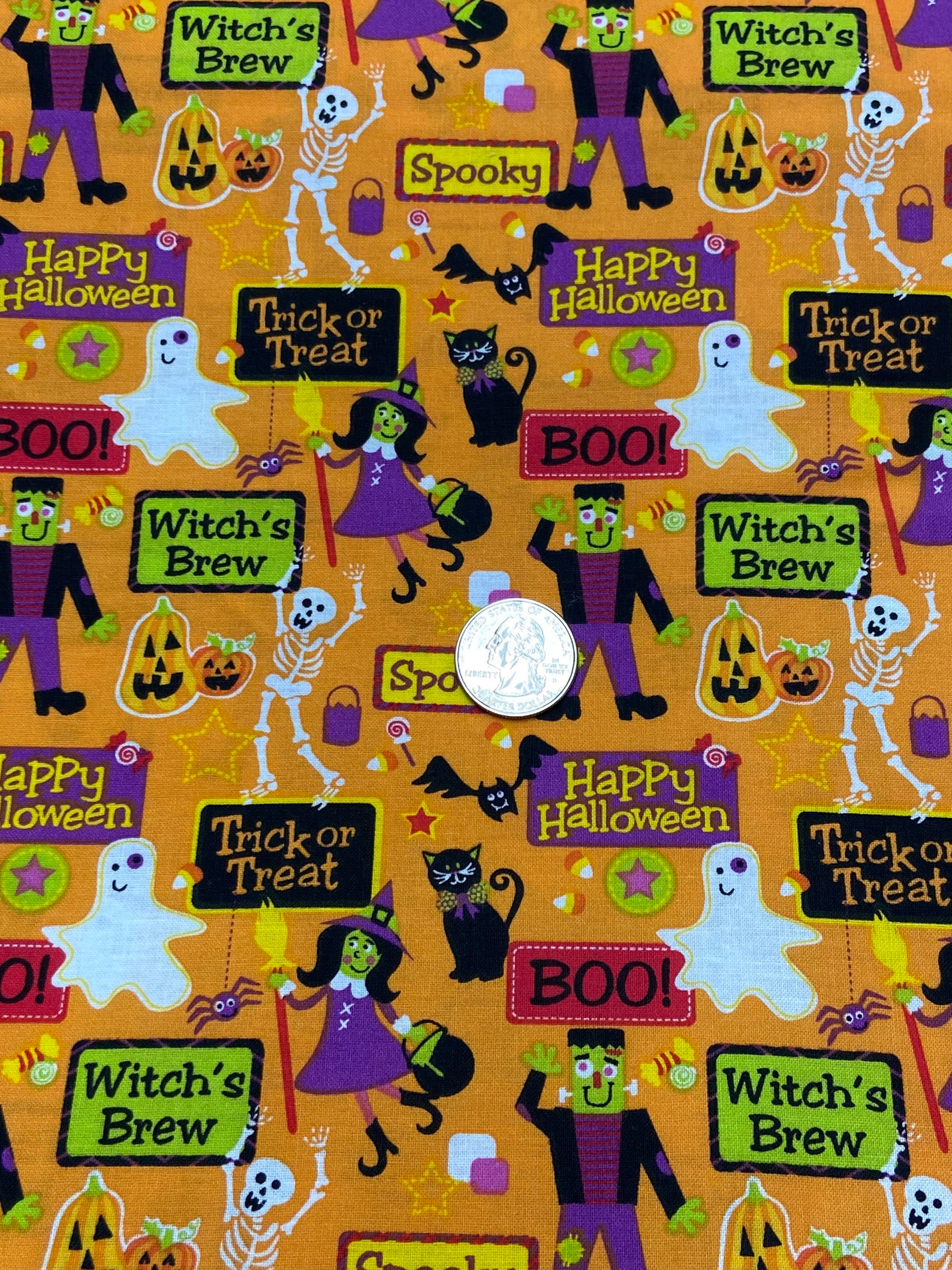 Fun Halloween Fat Quarter Collection 8 Prints. - Etsy
