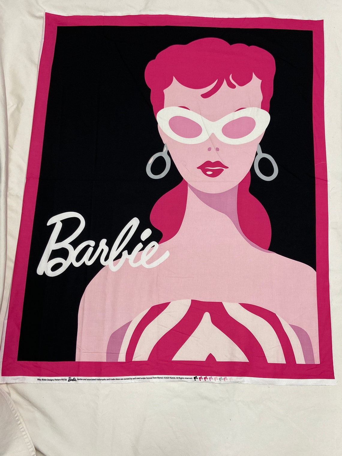 Barbie Riley Blake Fabric Quilt Panel 100% Cotton | Etsy