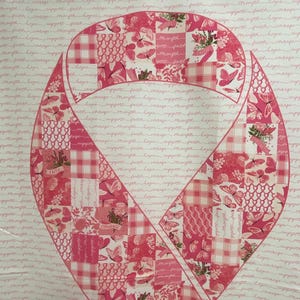 Hope in Bloom Riley Blake Fabric Quilt Panel - 100% Cotton Cancer ...