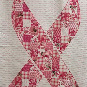 Hope in Bloom Riley Blake Fabric Quilt Panel - 100% Cotton Cancer ...