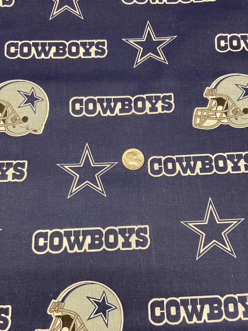 Dallas Cowboys Football Fabric Cotton - Etsy