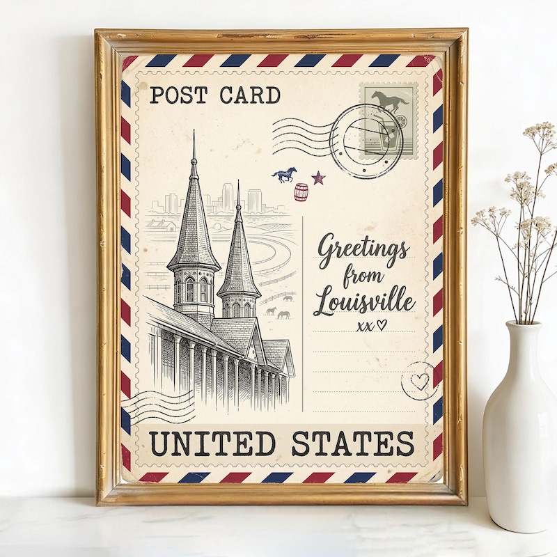 Vintage Louisville Postcard - Etsy