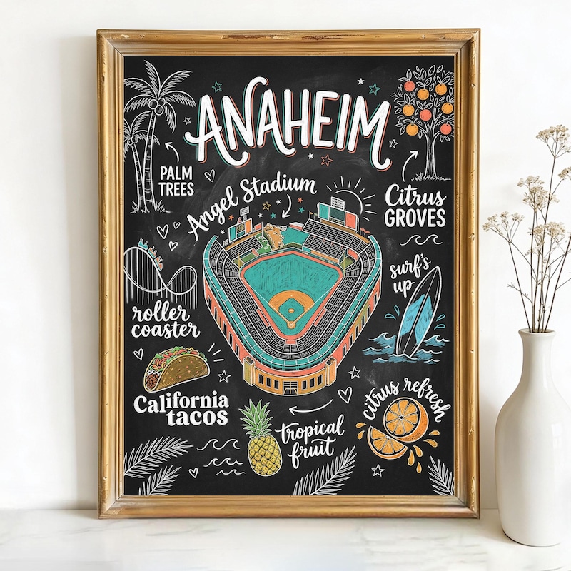 Anaheim California Prints - Etsy