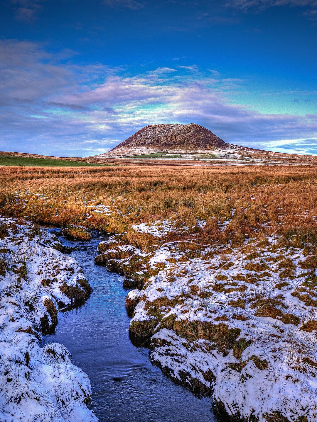 Slemish With A Touch of Snow - Etsy