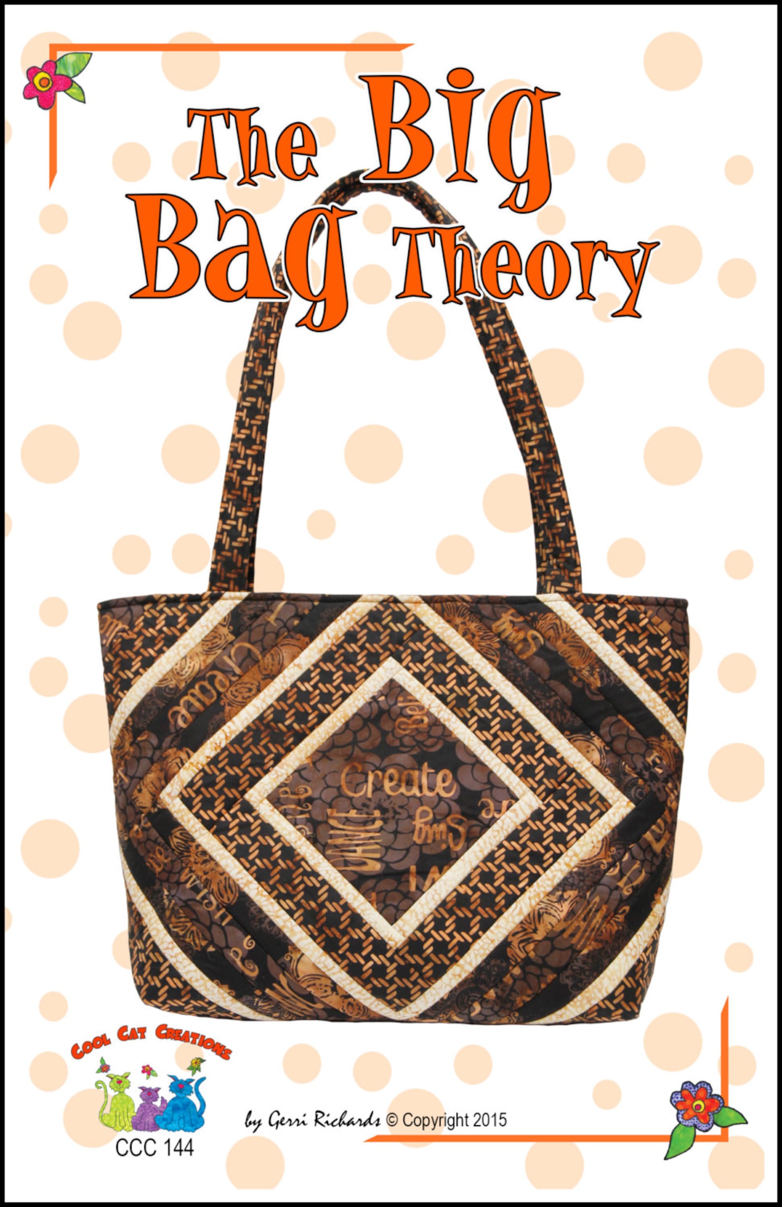 The Big Bag Theory Pattern a Big Bag Pattern With Lots of | Etsy