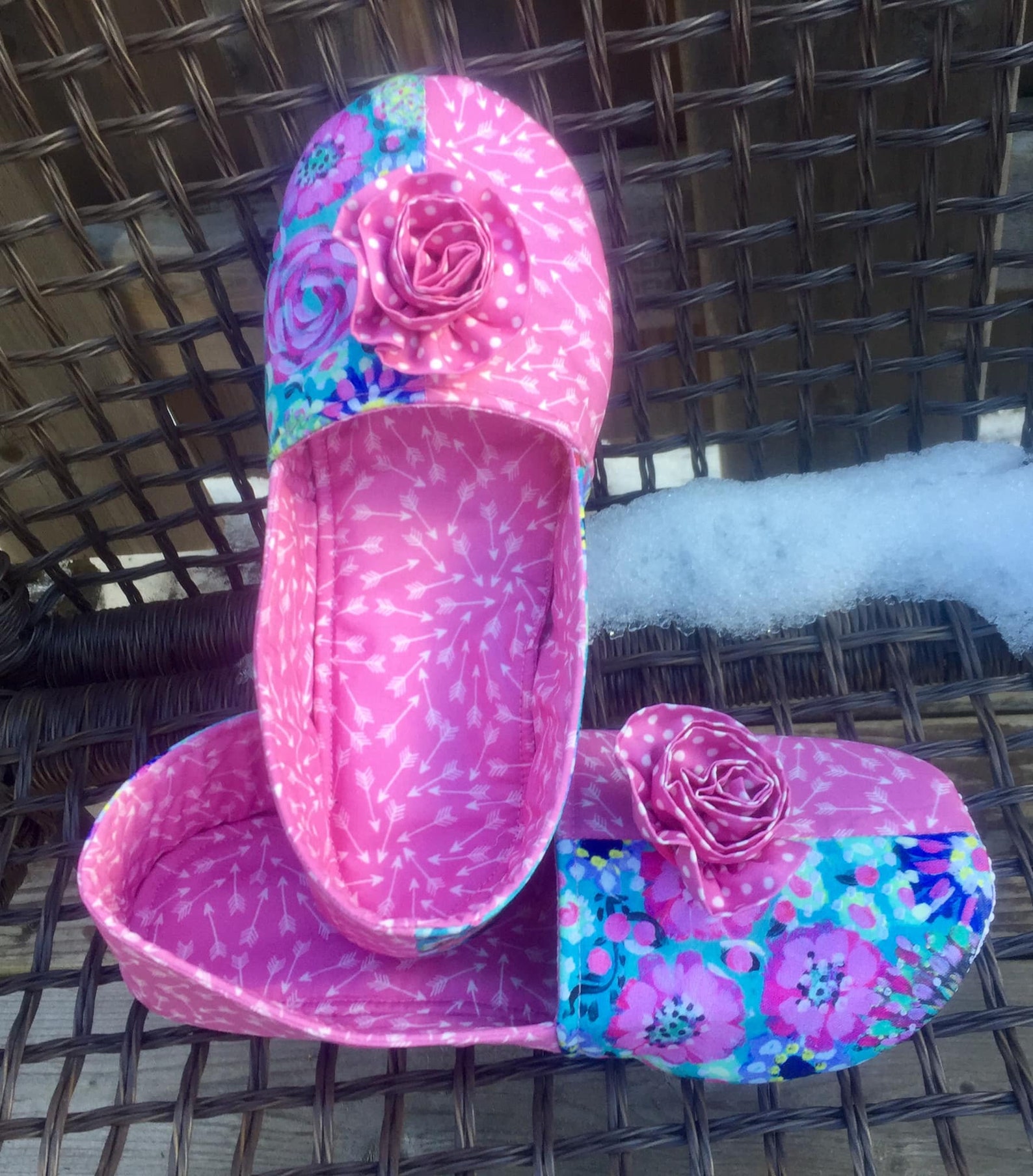 Paper Pattern for Sew Sweet Slippers in Sizes 5 - 12 Women's Sizes, Fat ...
