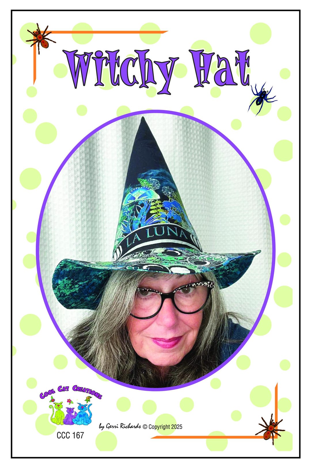 PDF Witchy Hat by Cool Cat Creations for Halloween - Etsy