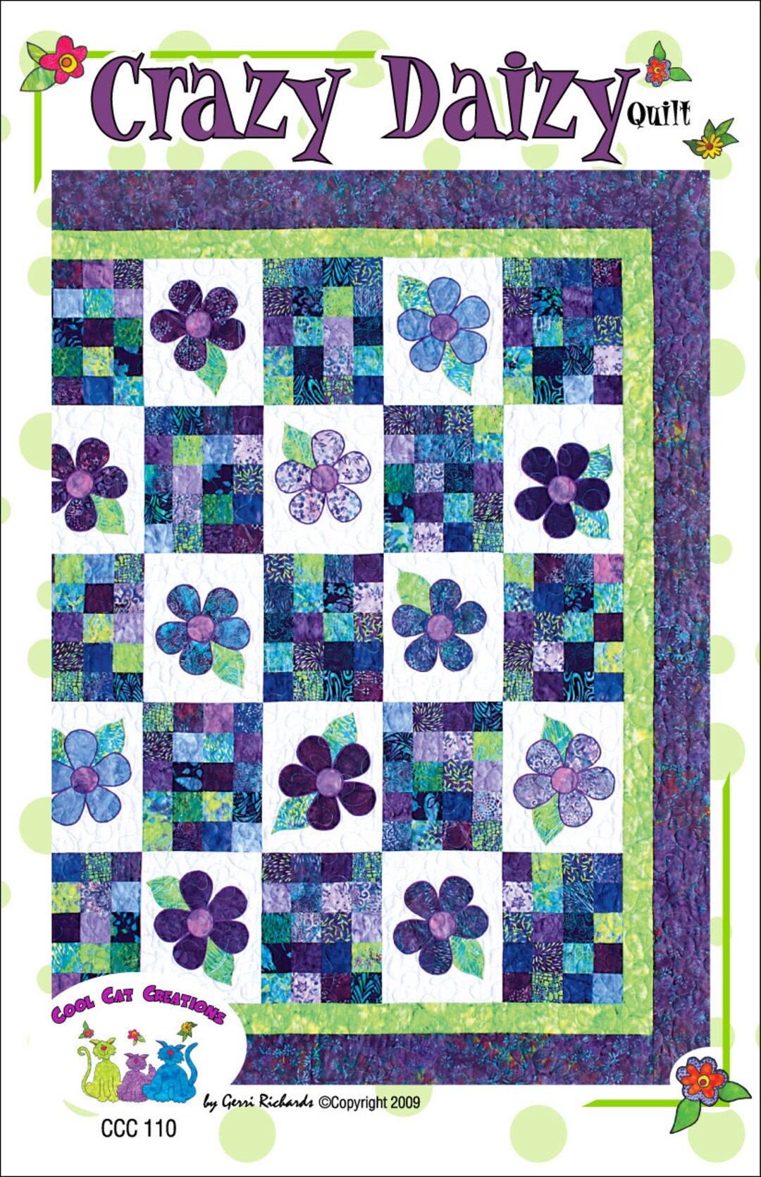 Crazy Daizy Quilt Pattern, - Etsy