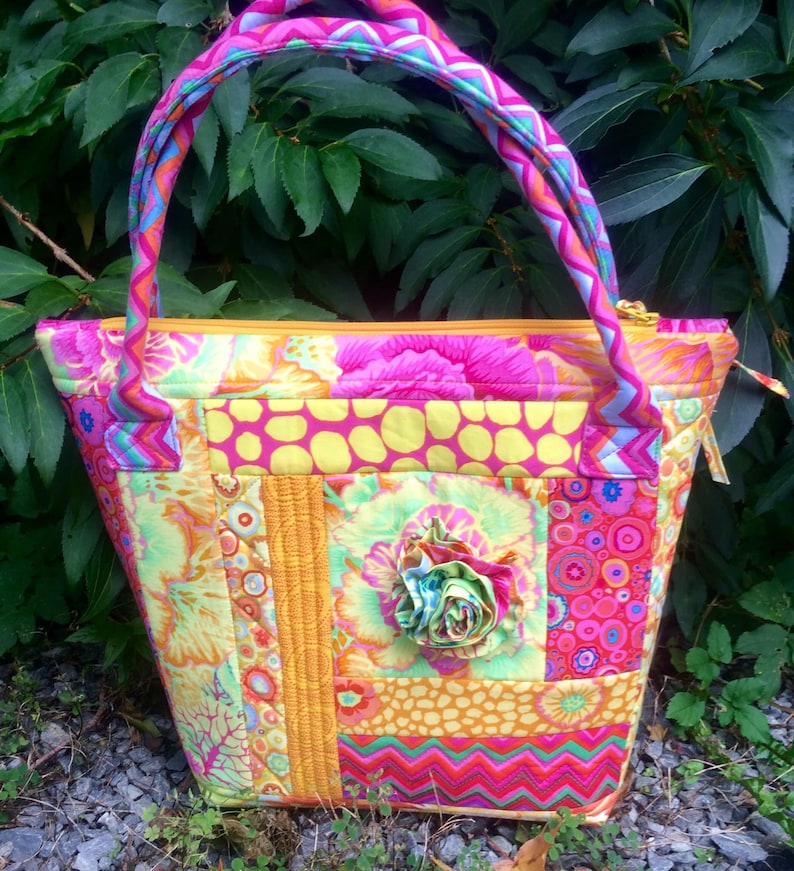 Krazy Kate Bag Paper Pattern Make 4 Bags With 1 Jelly Roll or Design ...
