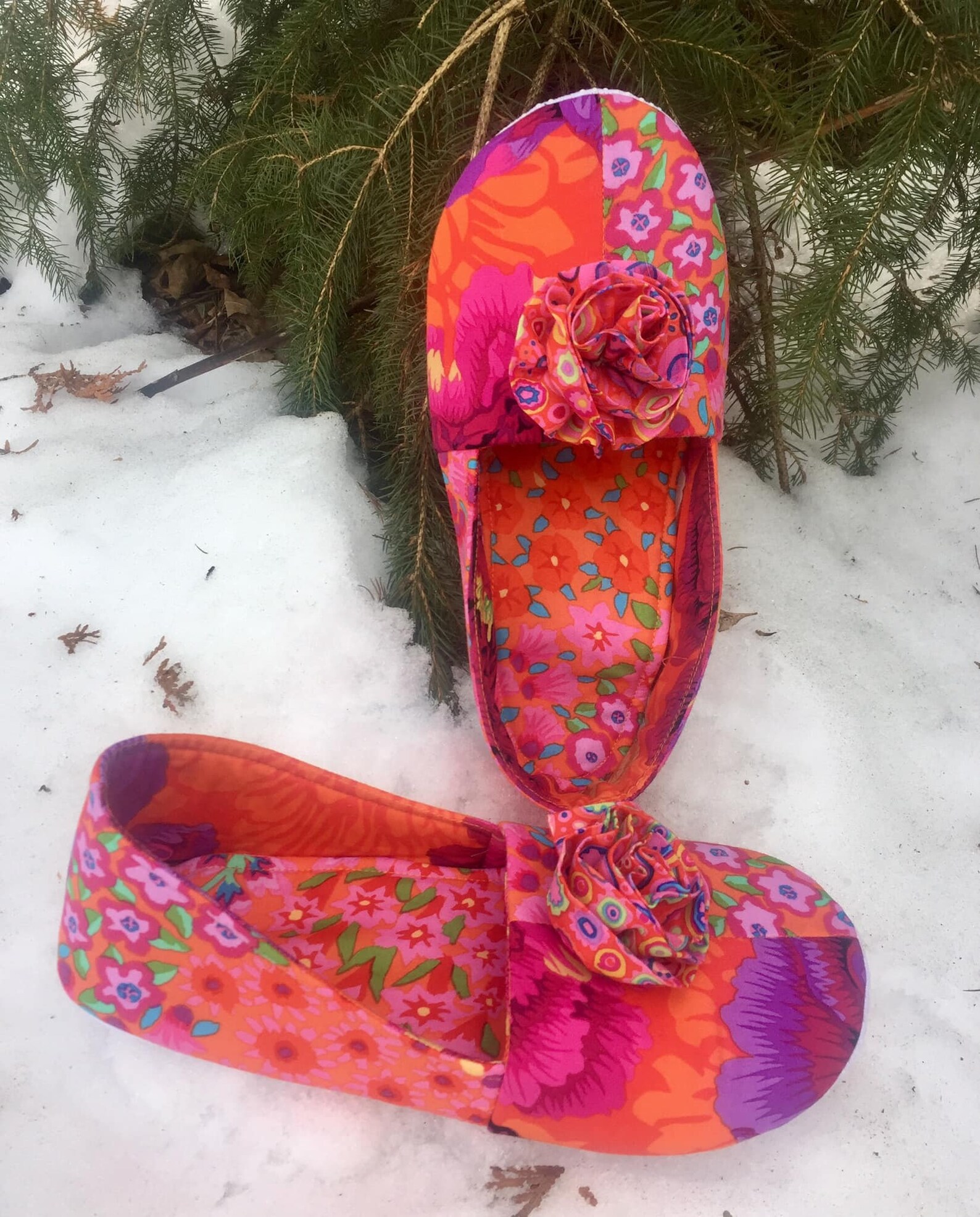 Paper Pattern for Sew Sweet Slippers in Sizes 5 - 12 Women's Sizes, Fat ...