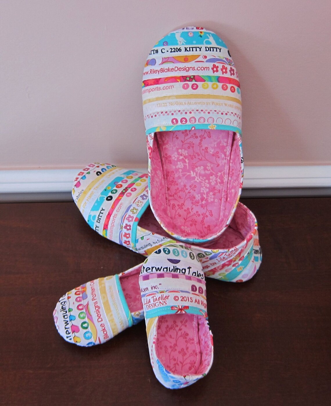 Mommy & Me Slippers, Paper Pattern Listing for Women's and Children's ...