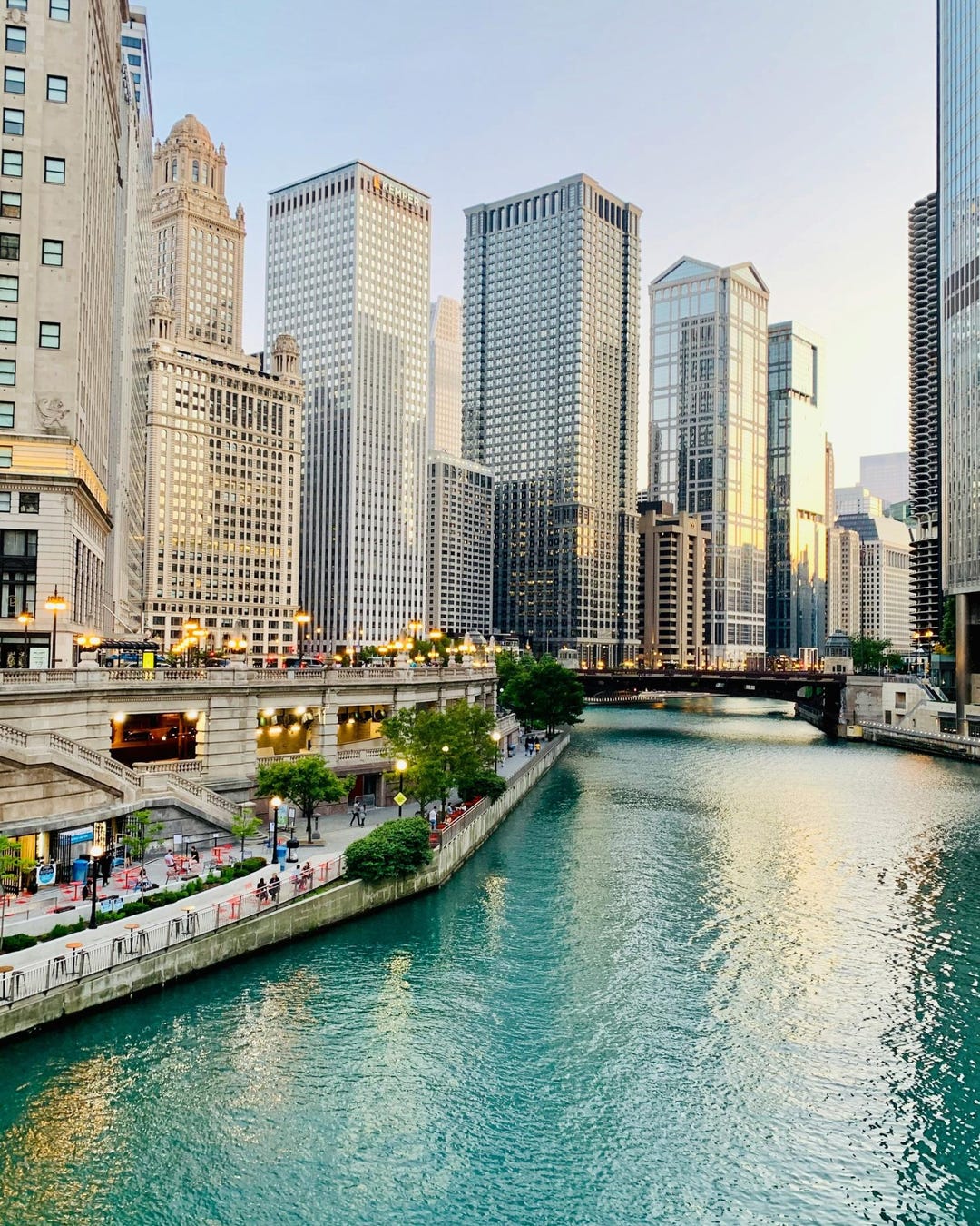 Chicago River Cityscape Print | Downtown Urban Photography (8x10 PDF ...