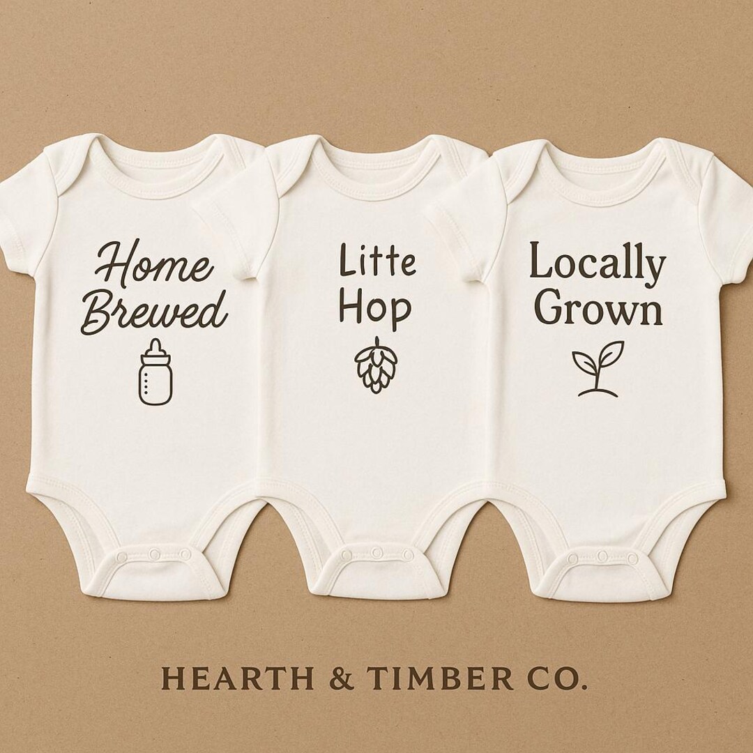 Hearth & Timber Co. Baby Onesie Trio - Etsy