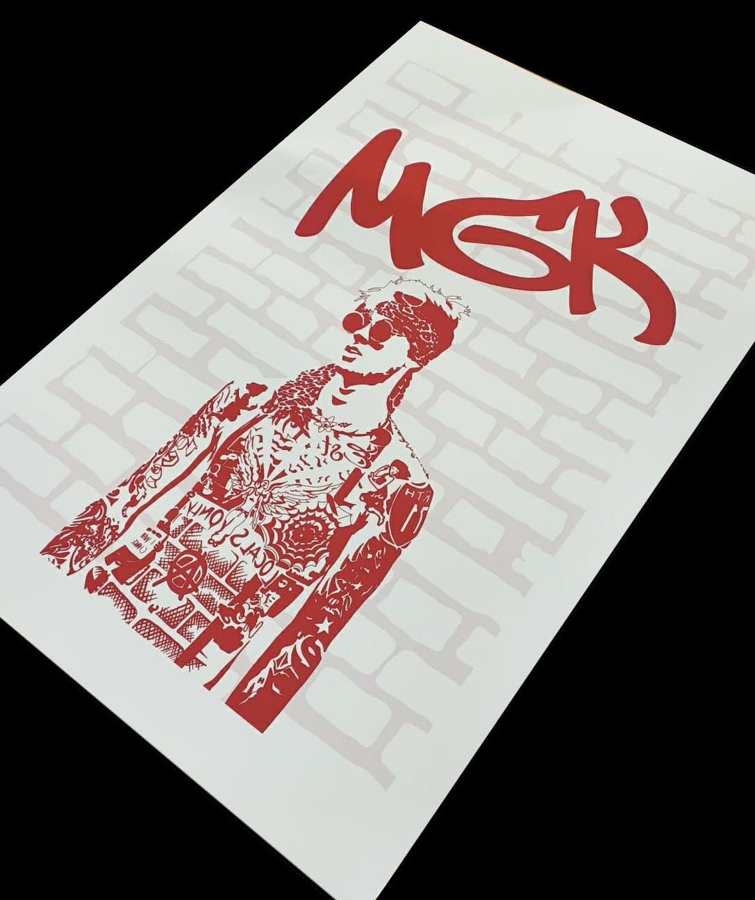 Machine Gun Kelly | MGK | Fan Art | Print | Poster. - Etsy UK