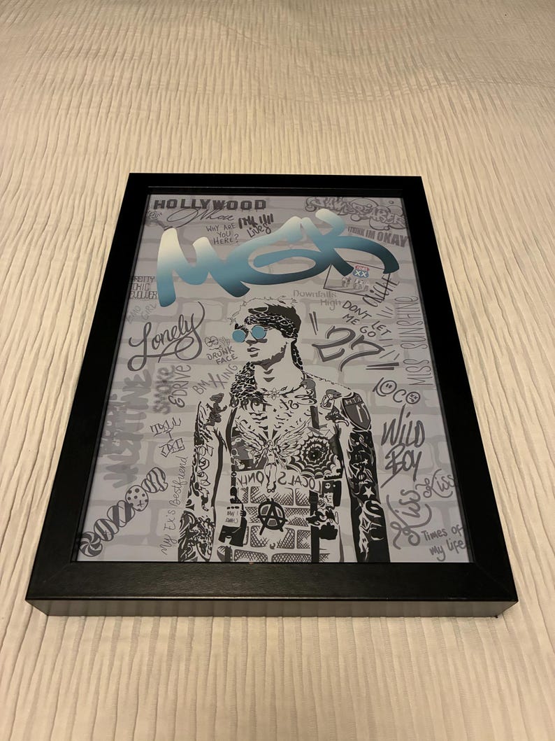 Machine Gun Kelly | MGK | Lyric | Fan Art | Print | Poster. - Etsy Canada