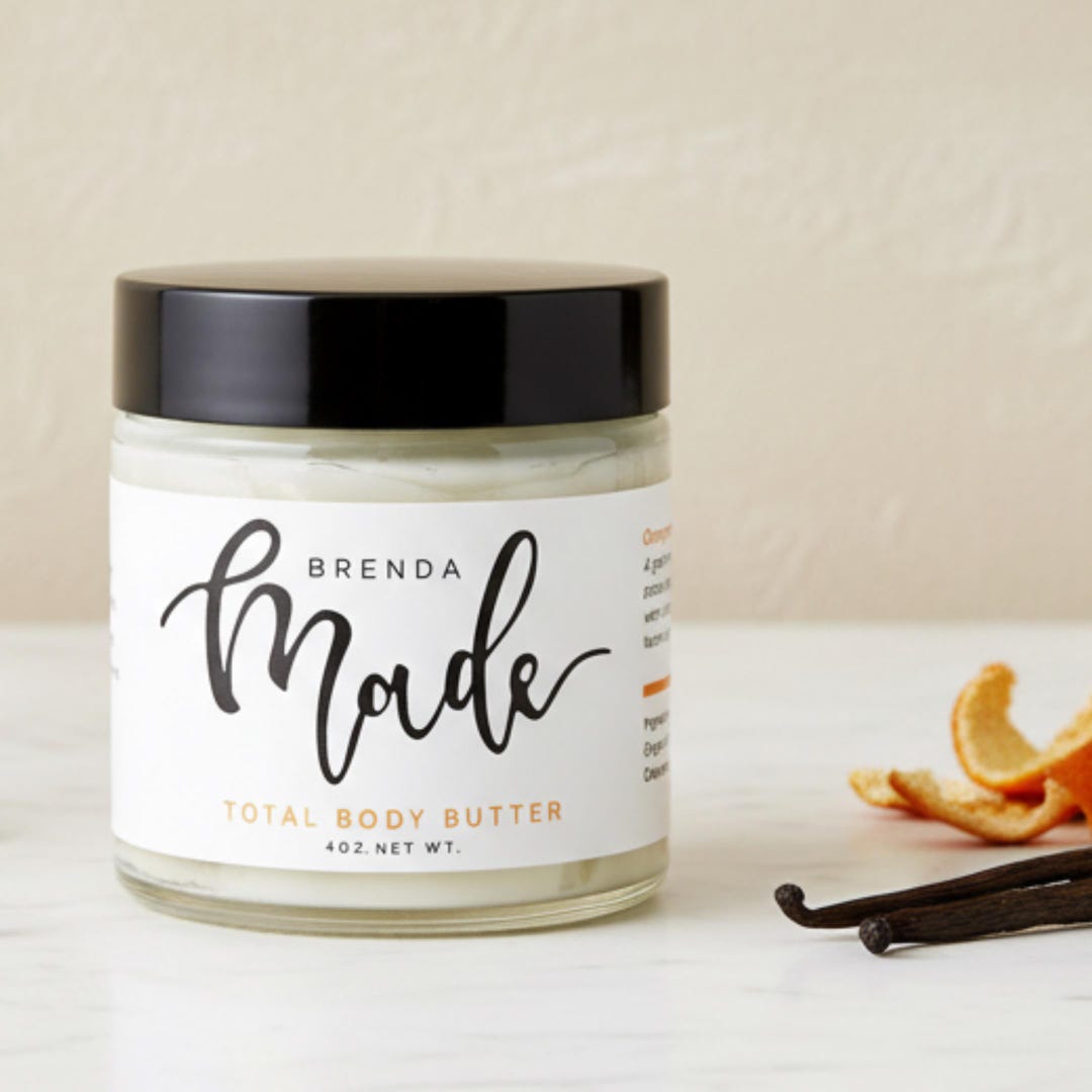 Vanilla Mango Body Butter | Whipped, Mood-boosting Self Care Gift (4 Oz ...