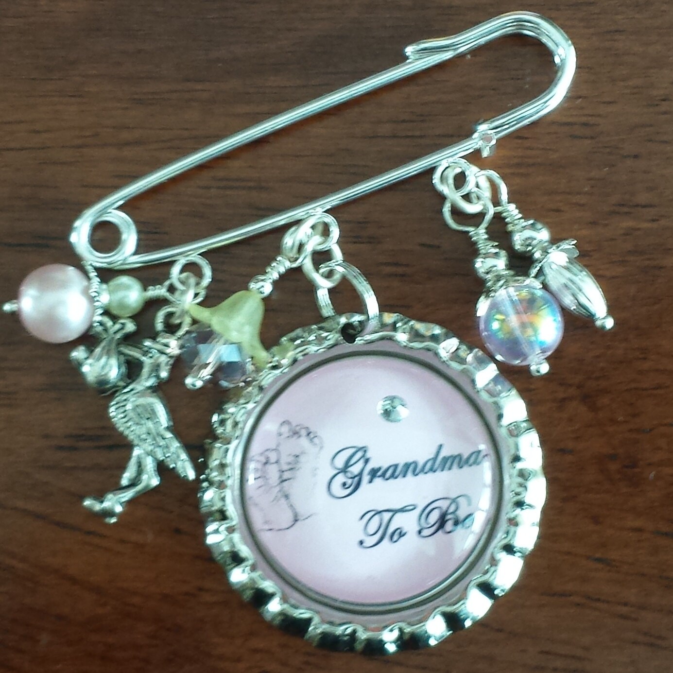 Grandma To Be Pin Mom To Be Pregnancy Announcement | Etsy
