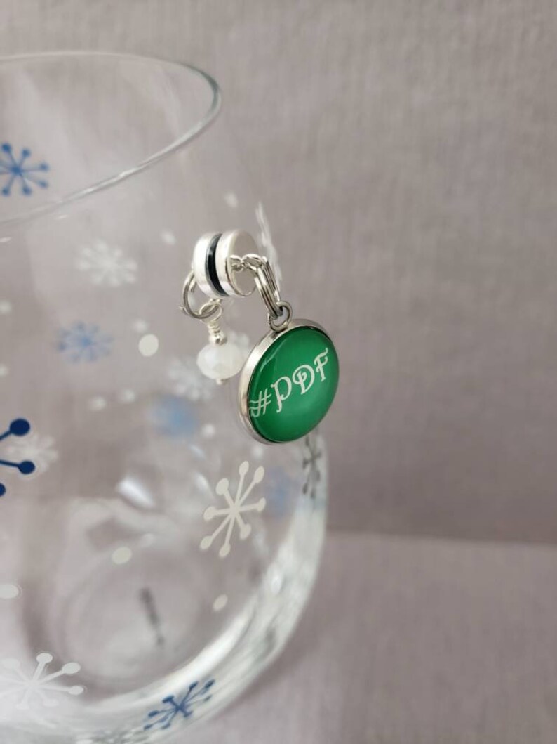 Magnetic Wine Glass Charms Custom Wedding Favor Personalized - Etsy