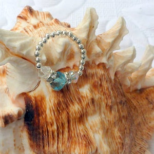 Something Blue Toe Ring, Beach Wedding Jewelry, Bridal Shower Gift ...