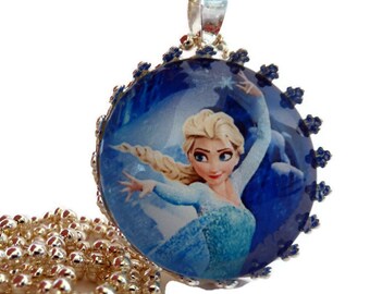 Frozen Elsa Glass - Etsy