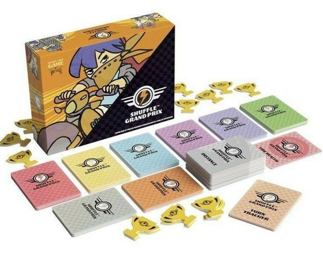 Grand Prix Racing Card Game Shuffle (strategic-thinking) "new - FACTORY ...