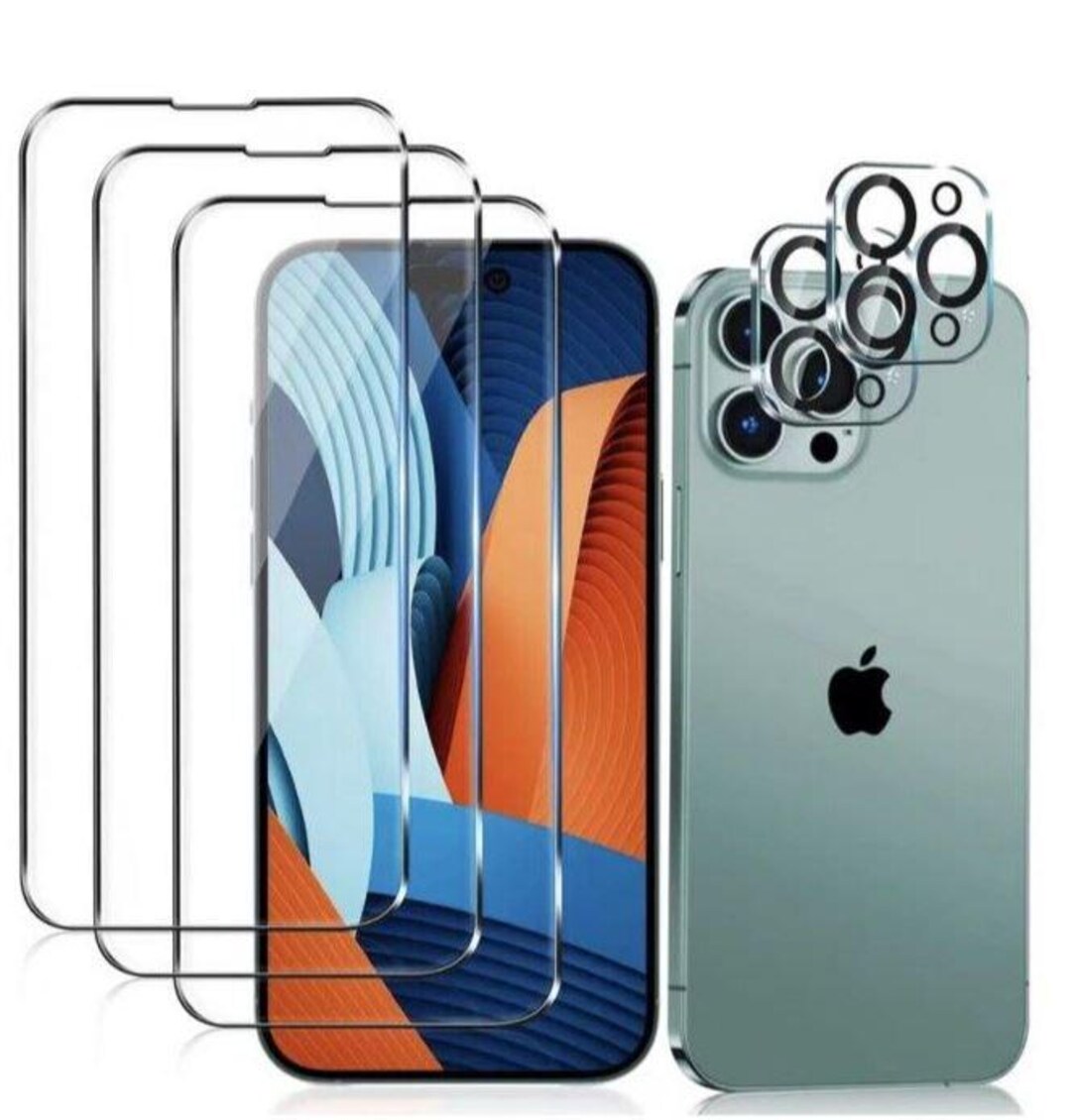 IPhone 12 Pro Max 5D Tempered Glass Screen & Camera Protectors ~ 3 of ...