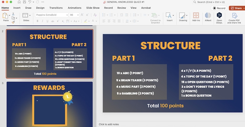 General Knowledge Quiz #1 — Ready-to-host Pub Quiz PPT + Score Tracker ...