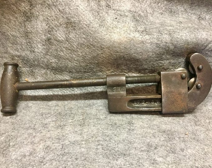 Rare Vintage 18 Inch Large Steel Pipe Cutter Barnes No 2 by Reed MFG - Etsy