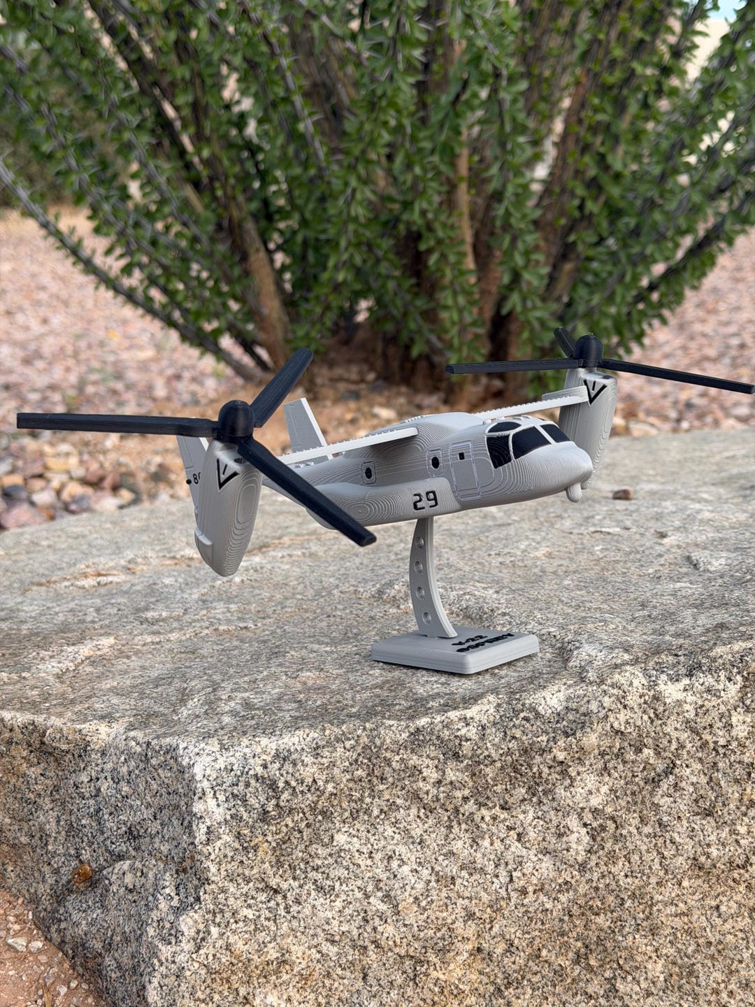 3D Printed V-22 Osprey Model Kit USMC Tiltrotor Aircraft Military ...