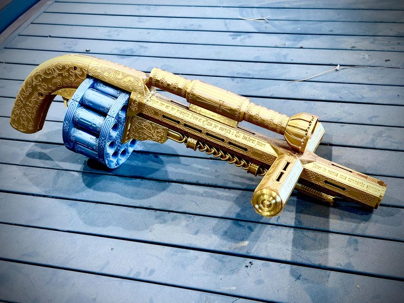 3D Print Movie Prop Holy Shotgun Replica From Constantine With Keanu ...