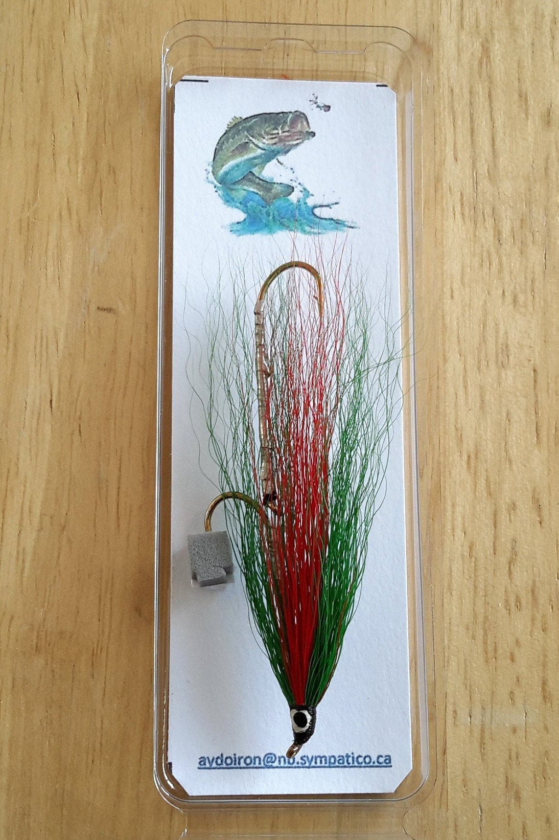 Fly Fishing Flies. Tandem Trolling Flies.... Mickey Finn | Etsy