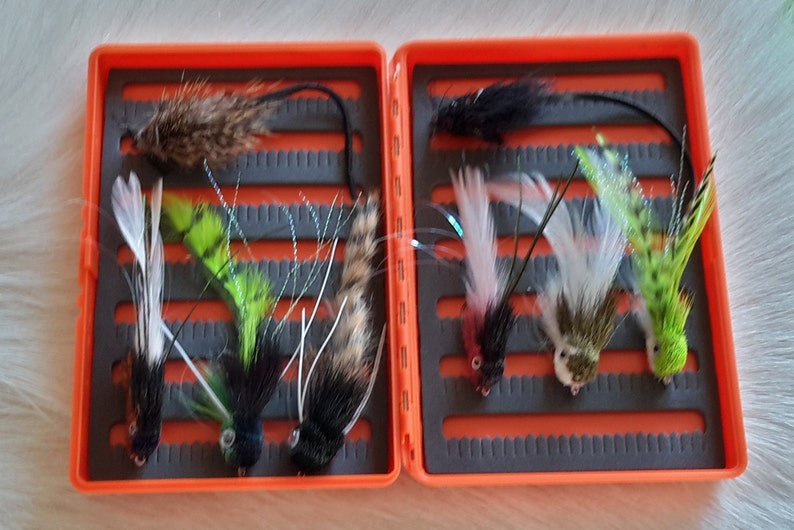 Fly Fishing Flies . 8 Only Bass Flies Combo With - Etsy